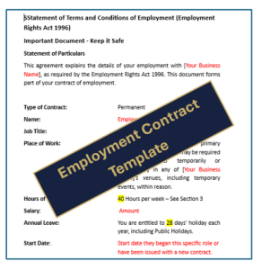 Sample Permanent Employment Contract - pubdoctors.org